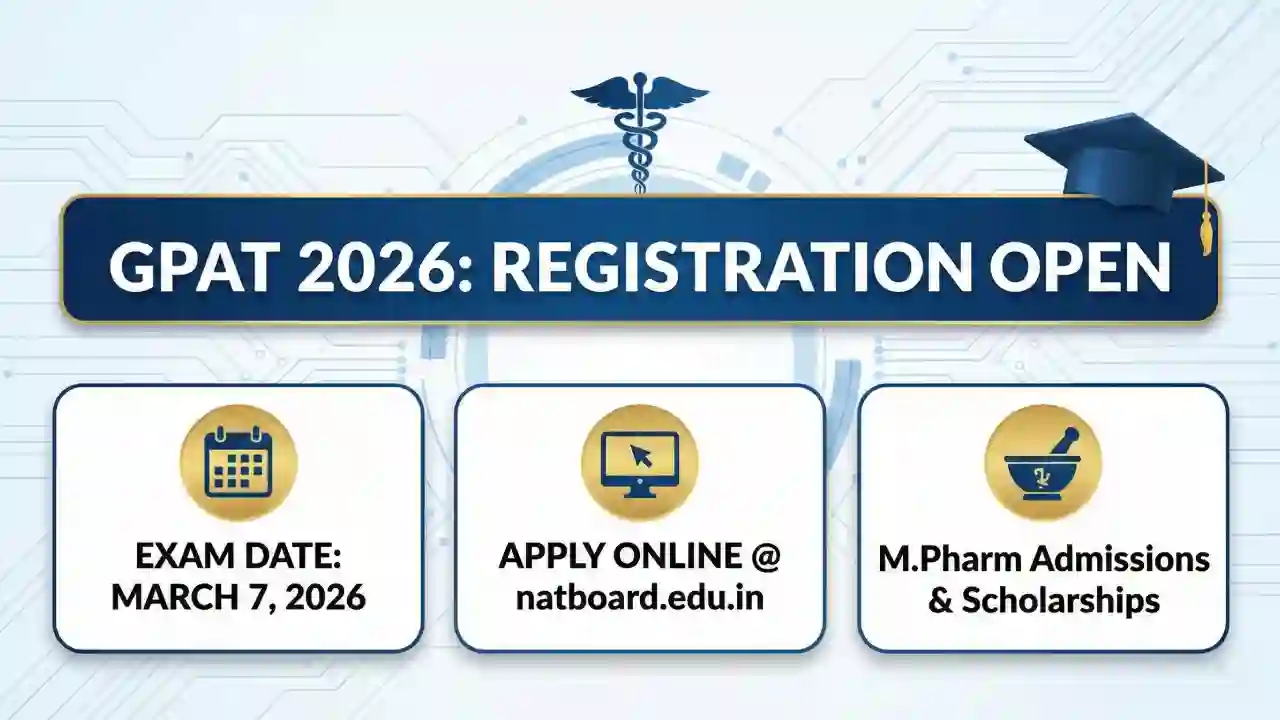 GPAT 2026 Registration Starts: Notification Out